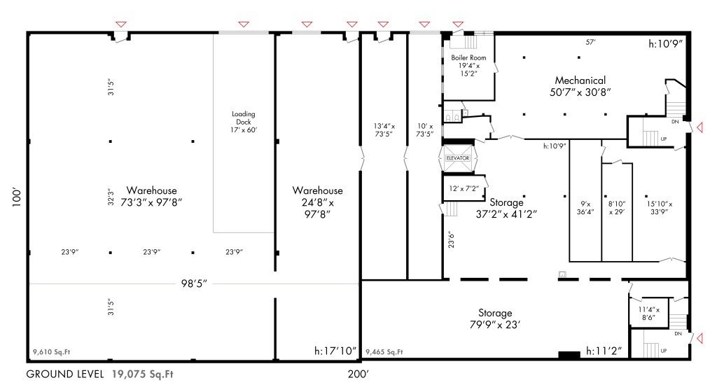 industrial – floor plans + layout design >illustration purposes ...