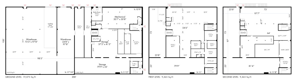 industrial – floor plans + layout design >illustration purposes ...